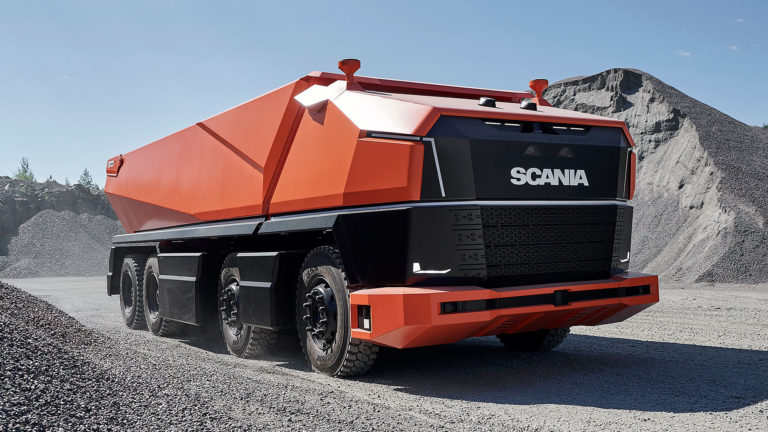 Scania’s New Autonomous Truck Concept Does Away With The Cabin