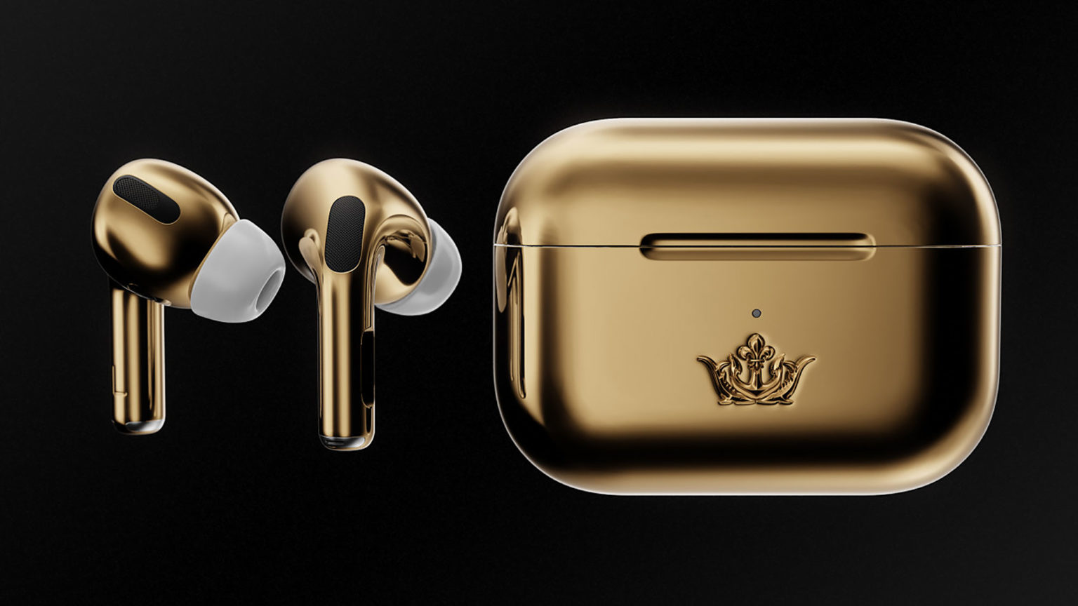 750-content Gold Covered AirPods Pro Is The Ultimate Opulence Without ...