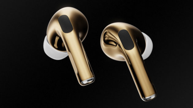 750-content Gold Covered AirPods Pro Is The Ultimate Opulence Without ...