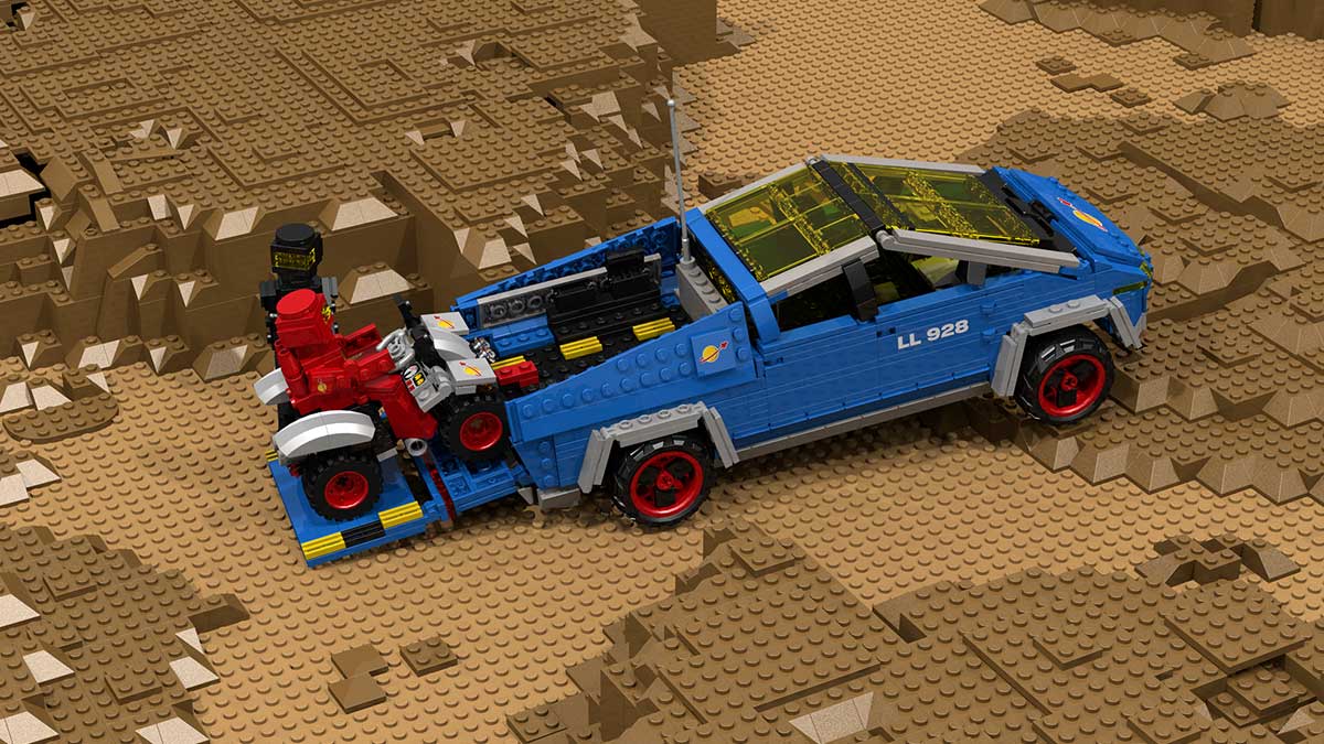 As It Turns Out, Tesla Cybertruck Makes For A Perfect LEGO Model