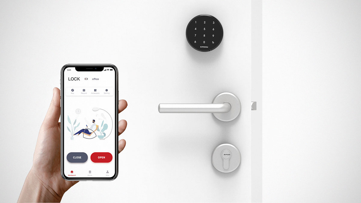Gimdow Is A New Kind Of Smart Lock That Installs By Peeling And Sticking