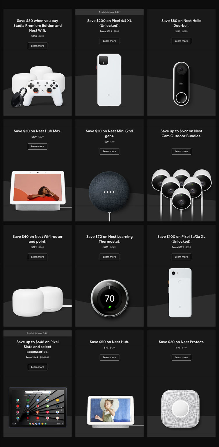 Google Store Opens For Black Friday On Thursday, But First, Here’s A ...