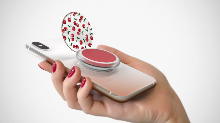 Phone Grip With Refillable Lip Balm Is A Perfect Gadget Accessory For ...