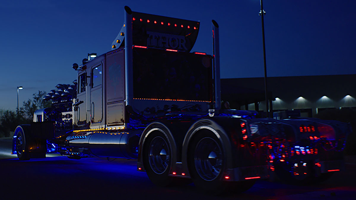 This Custom Big Rig Known As Thor 24 Has 24 Cylinders, 12 Superchargers ...