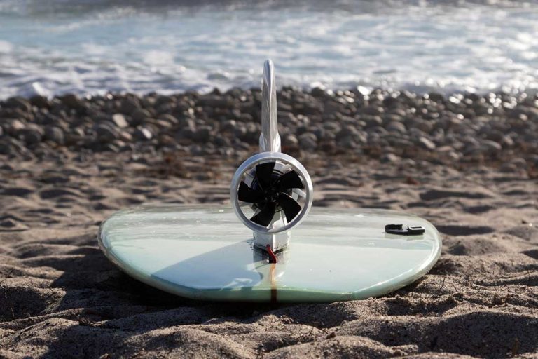 Boost Surf Electric Motorized Fin Turns Any Surfboard Into A Powered ...