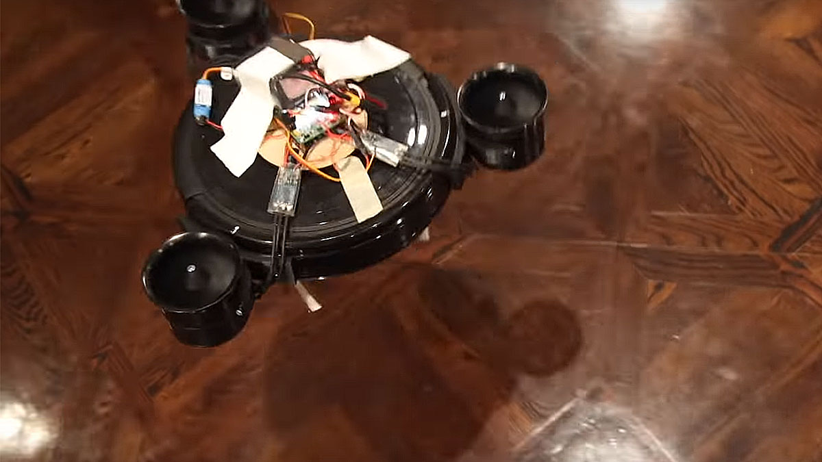 Crazy DIY Flying Robot Vacuum Might Just Be What We Really Need