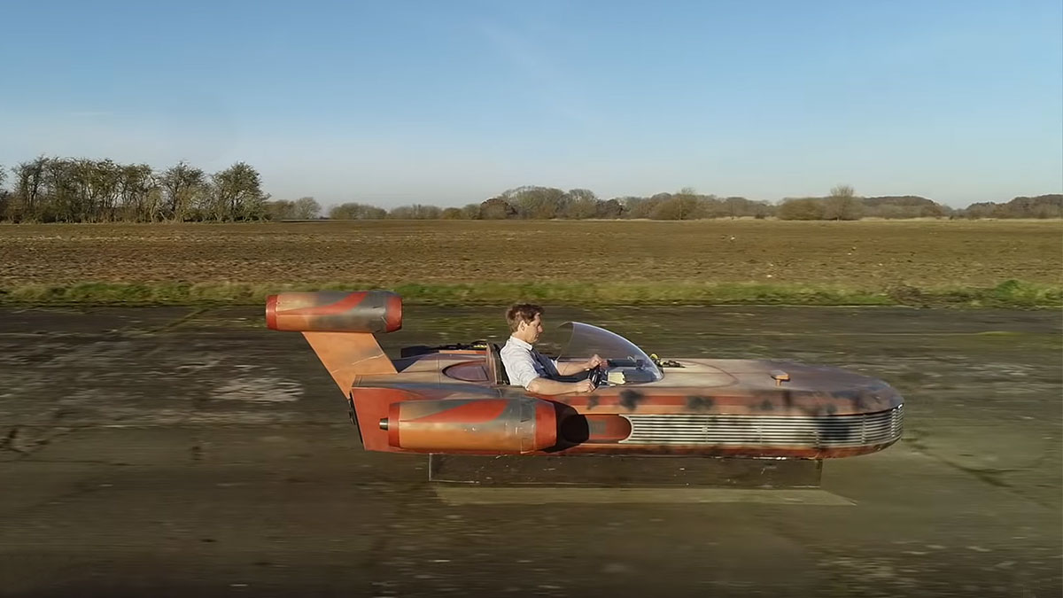 Colin Furze x eBay Star Wars Landspeeder Is Done And Its Now Jet Powered