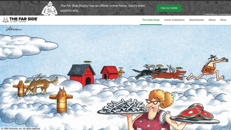 Gary Larson’s The Far Side Comic From The 80s/90s Finally Goes Online!