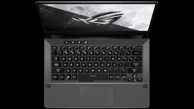 Half Of The Lid Of ASUS ROG Zephyrus G14 Gaming Laptop Is A Customized ...