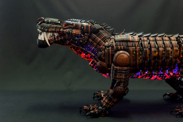 Believe It Or Not, This Sculpture Of A Beast Is Made Entirely Out Of ...