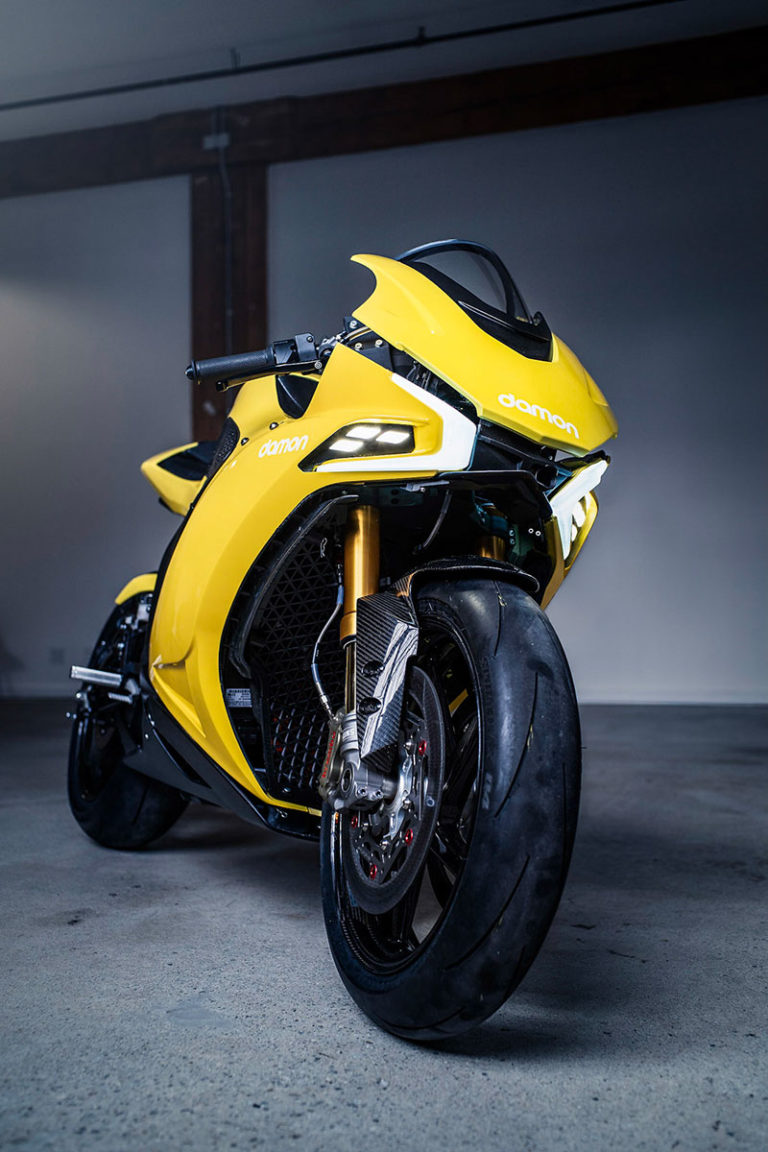 Damon Hypersport HS Is An Electric Superbike Featuring CoPilot Powered ...