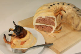 Creative Cake Maker Made A Realistic Hercules Beetle Grub Cake…Ermm ...