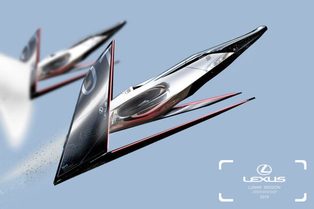 Lexus Dabbled In Designing Spaceship Again, This Time, It’s For The Moon