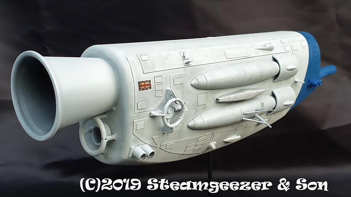 This Super Cool Spaceship Model Was Actually Made Out Of A Shampoo Bottle