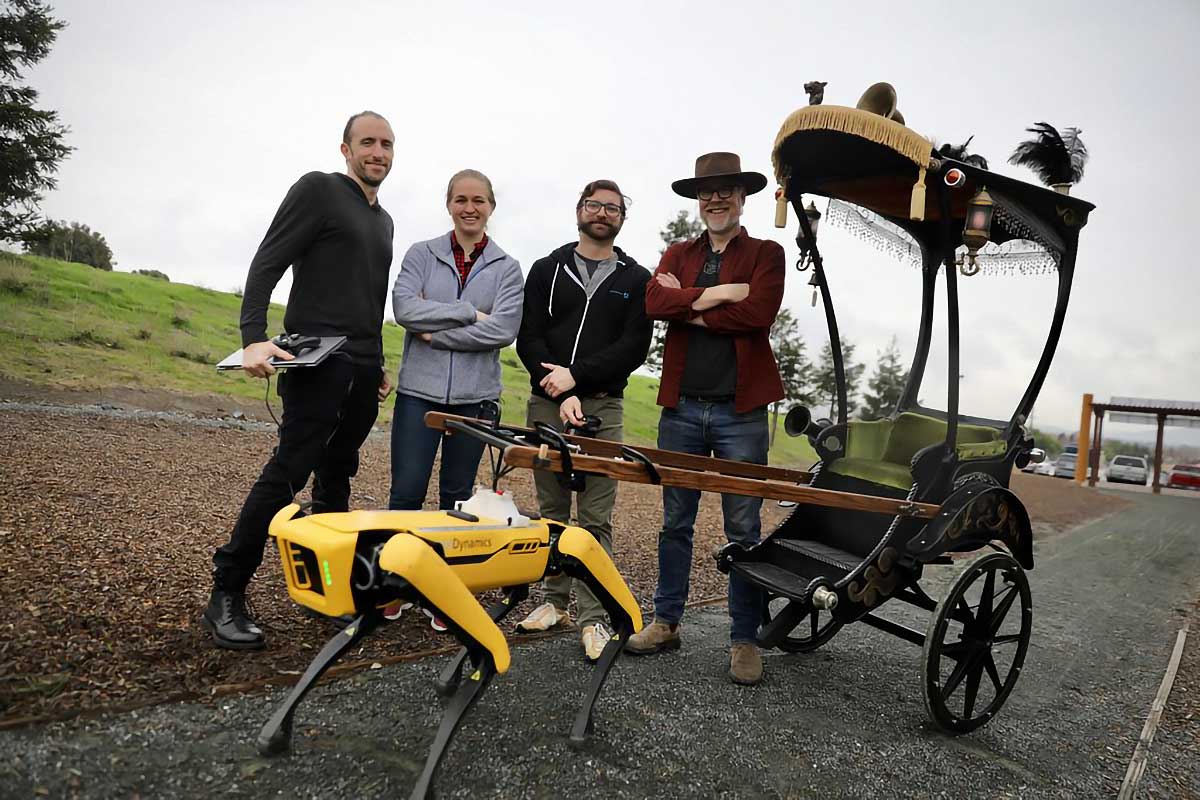 Adam Savage Built A Steampunk Rickshaw For Boston Dynamics’ Spot To ...
