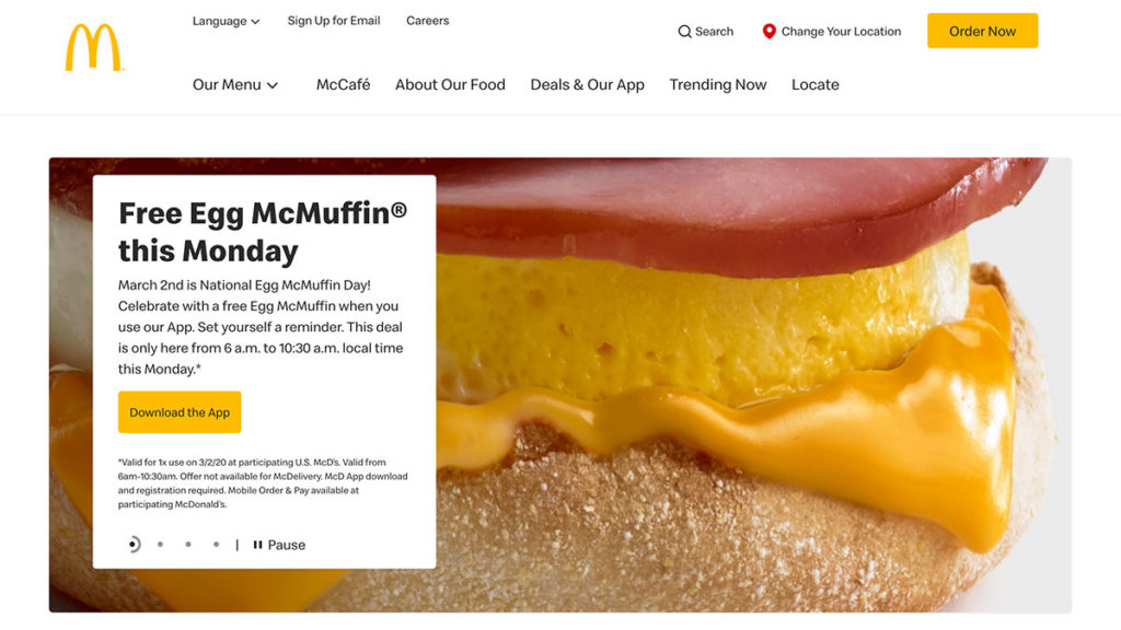 McDonald’s To Offer Free Egg McMuffin Sandwiches On “National Egg McMuffin Day”
