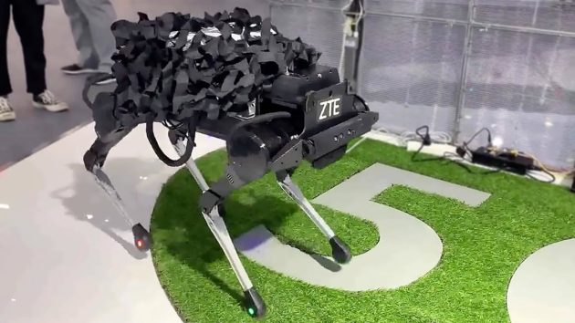 ZTE Show Off The Power Of Its 5G Technology With A Biomimicry Robotic Dog