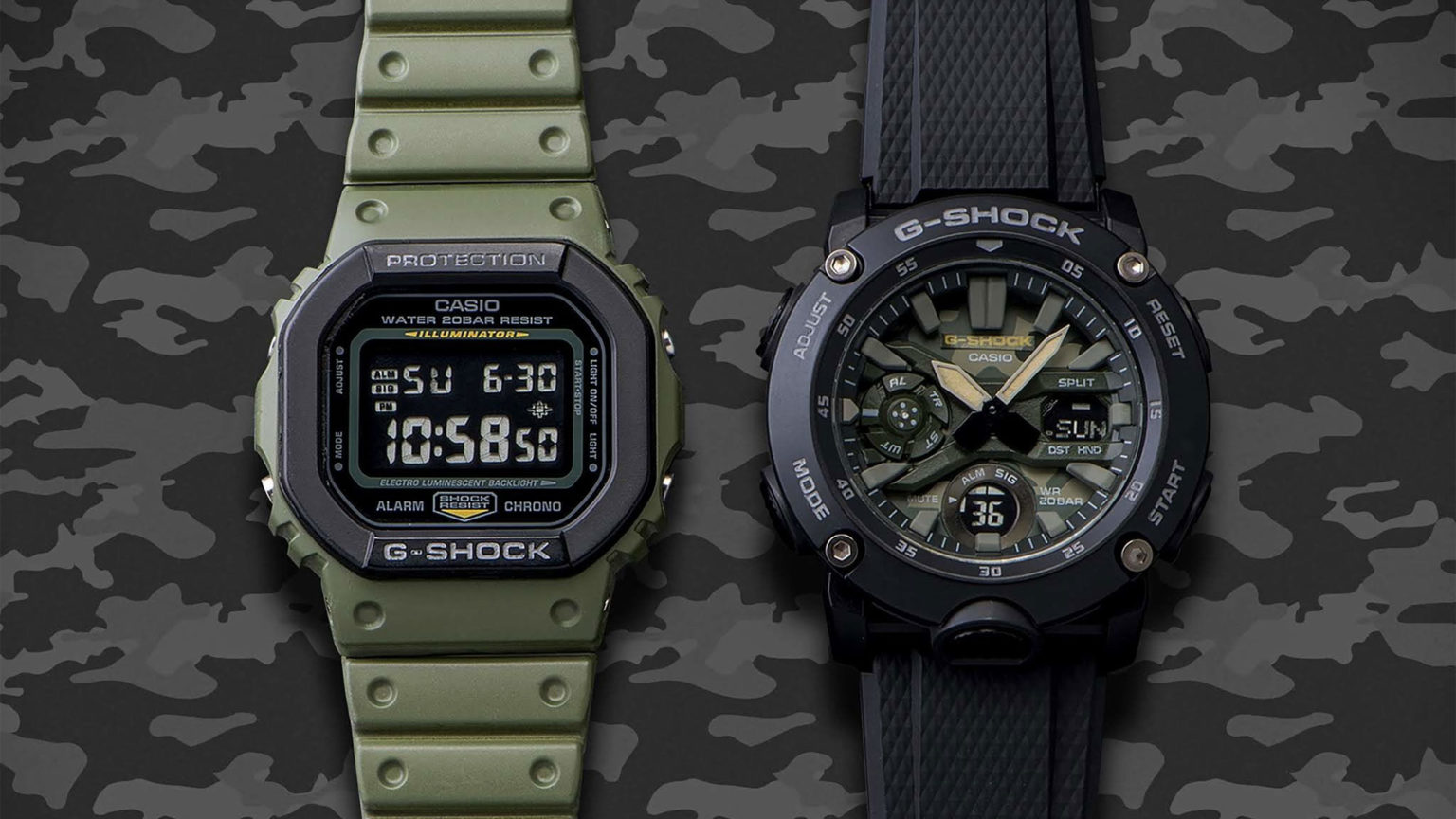 New G-Shock Street Utility Military Series Comes With Updated Layered ...