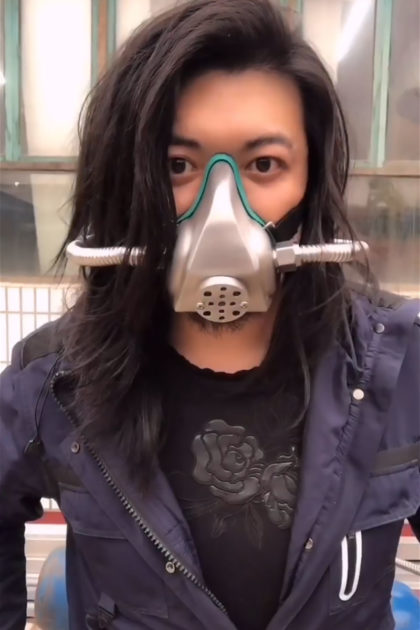 DIY Stainless Steel Mask With Oxygen Supply Makes The Current Outbreak ...