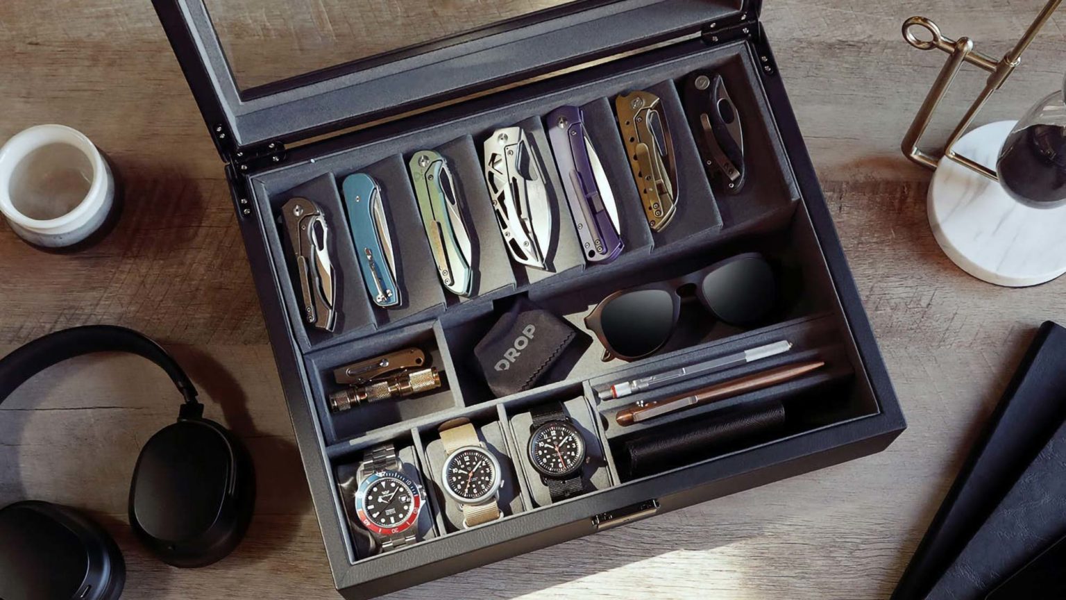 Drop Cache Display Valet Case Is A Classy Way Of Stashing Your Everyday ...