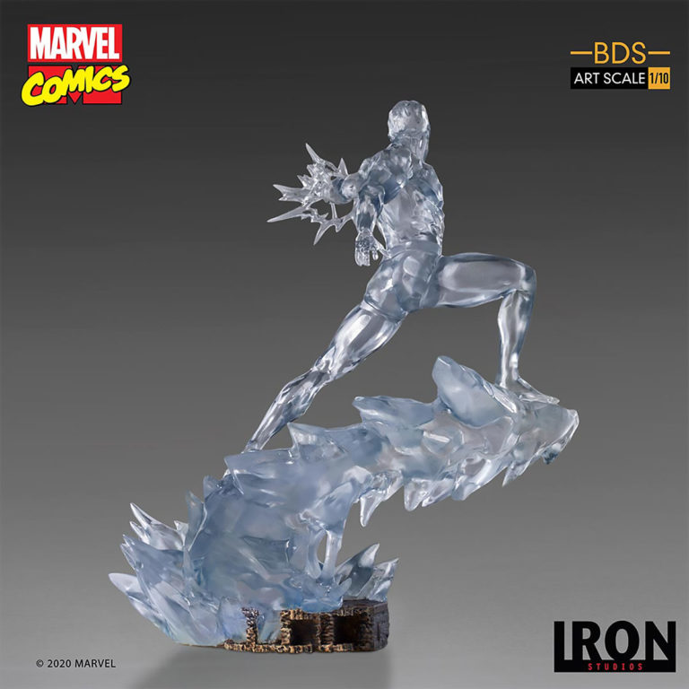 Iron Studios Iceman On Ice Slide Statue Looks Absolutely Gorgeous