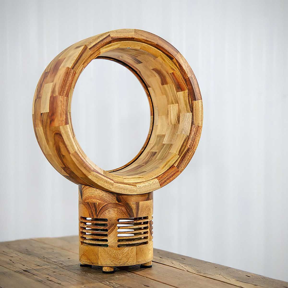 Someone Made A Bladeless Fan Entirely Out Of Wood Scraps And It Is ...