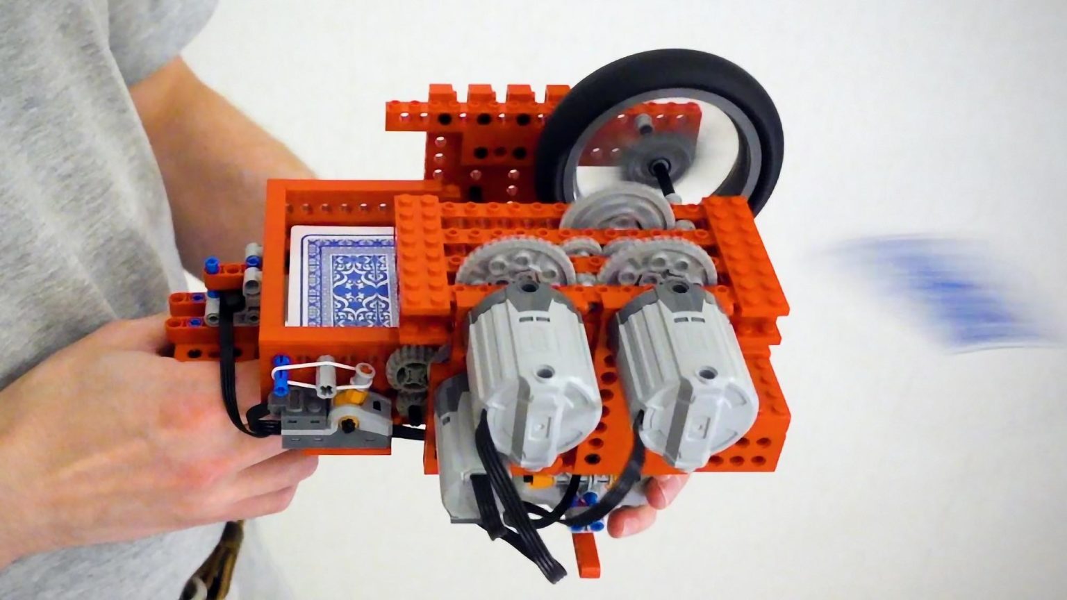 Making It Rain Playing Cards (Dangerously) With Playing Card LEGO Gun