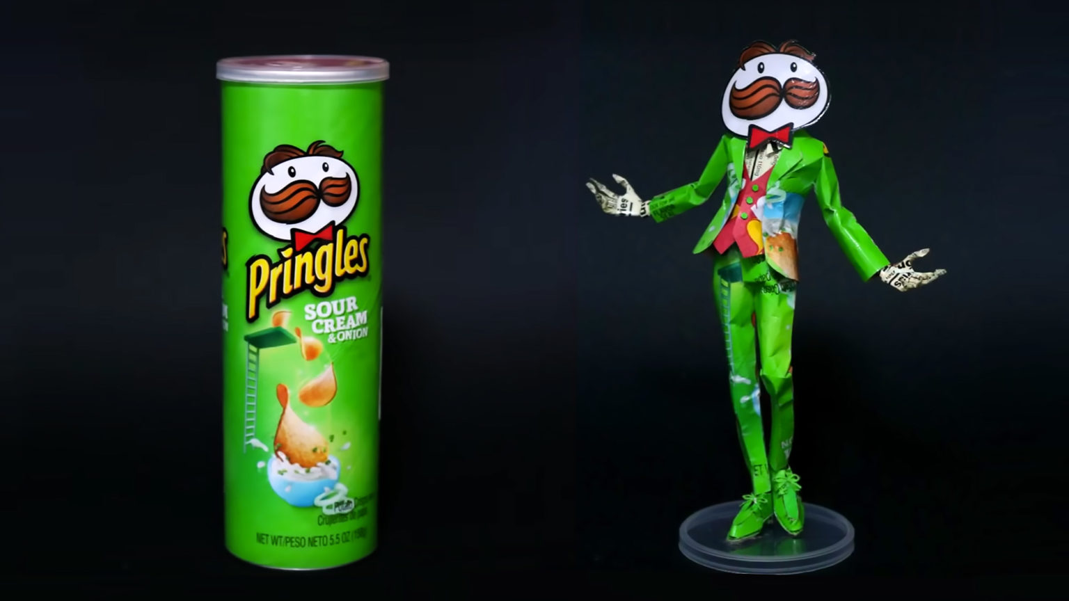 Pringles Packaging Turned Into Pringles Figure Is The Best Thing To ...