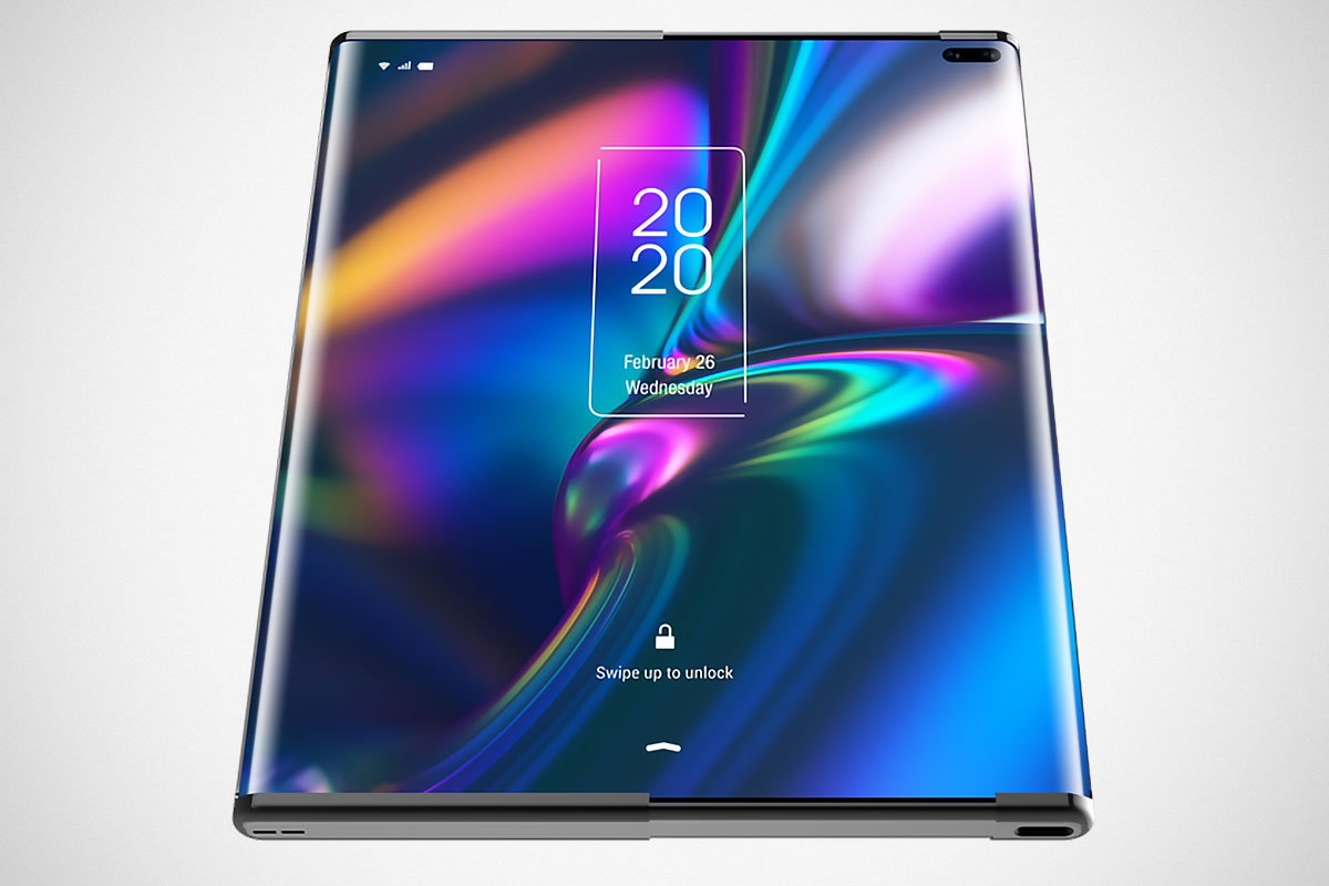 Think Outside Of The Box: TCL Rollable Display Concept Phone