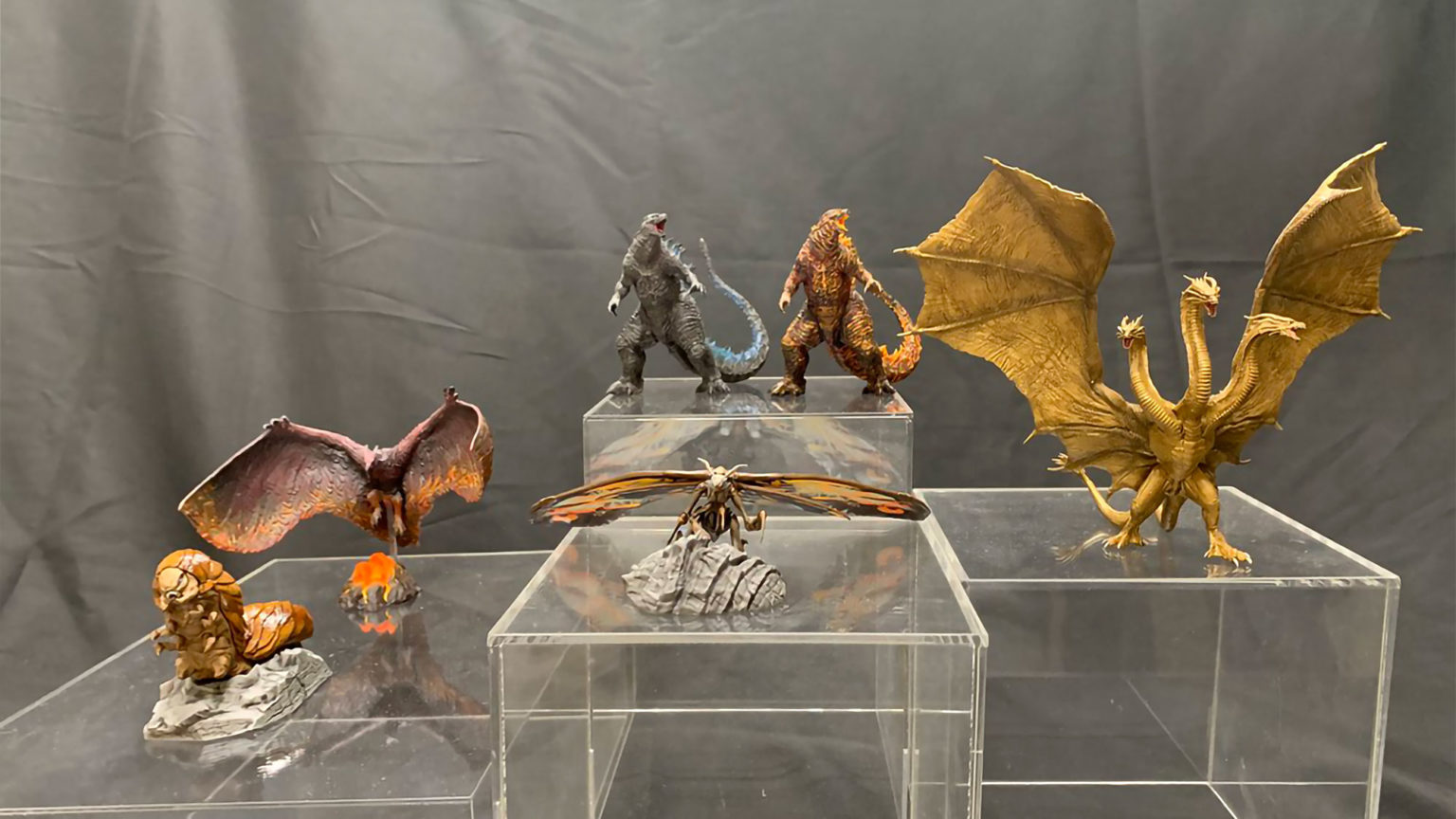 All Six Art Spirits Godzilla: King Of The Monsters Figures Revealed ...