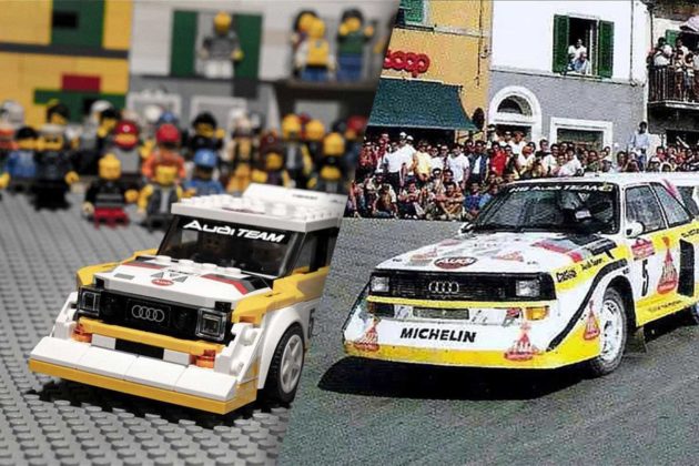 Old Audi Quattro Rally Car Racing Scenes Recreated In LEGO And ...