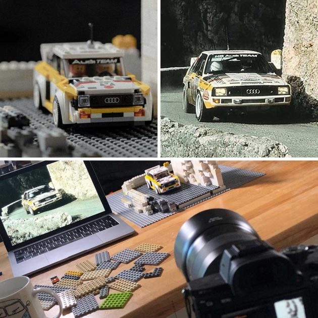 Old Audi Quattro Rally Car Racing Scenes Recreated In LEGO And ...
