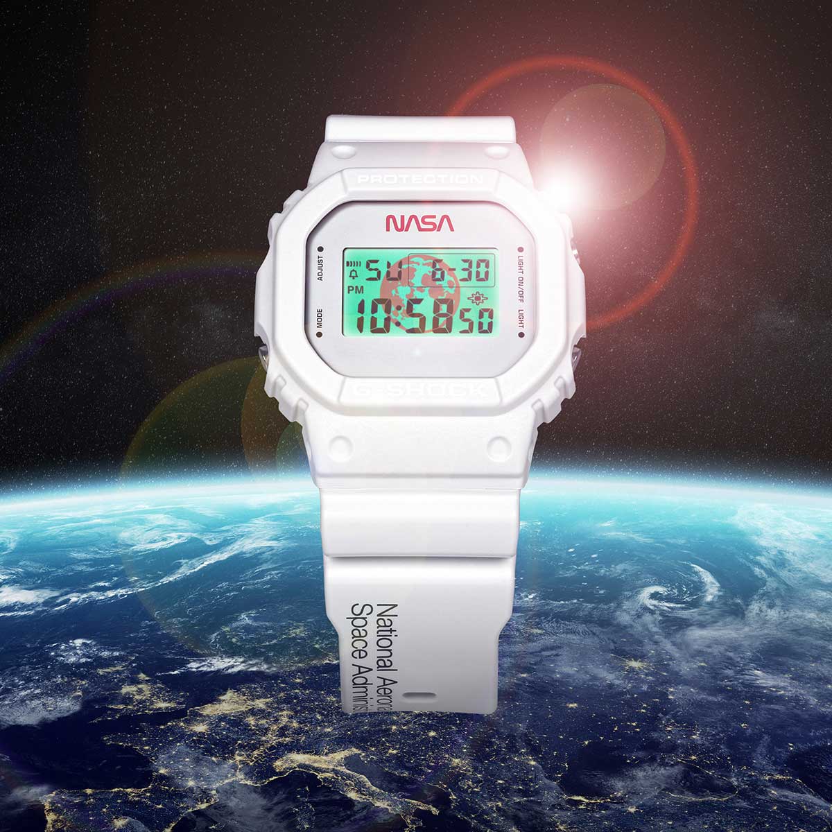 Here’s One For The Space Geeks: Casio G-Shock DW5600NASA20-7CR NASA ...