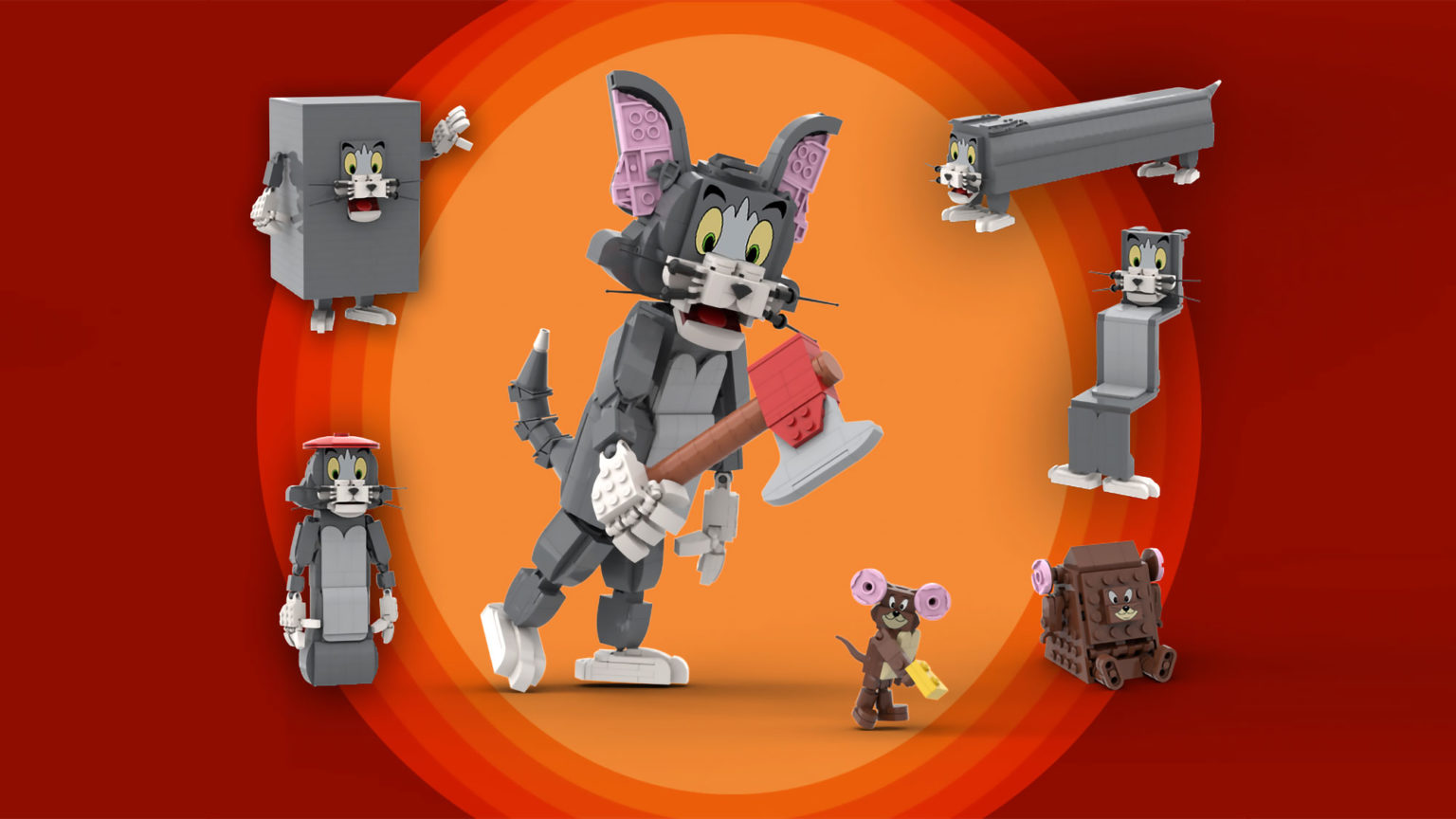 BrickGallery Celebrates 80 Years of Tom and Jerry With Malformed LEGO ...
