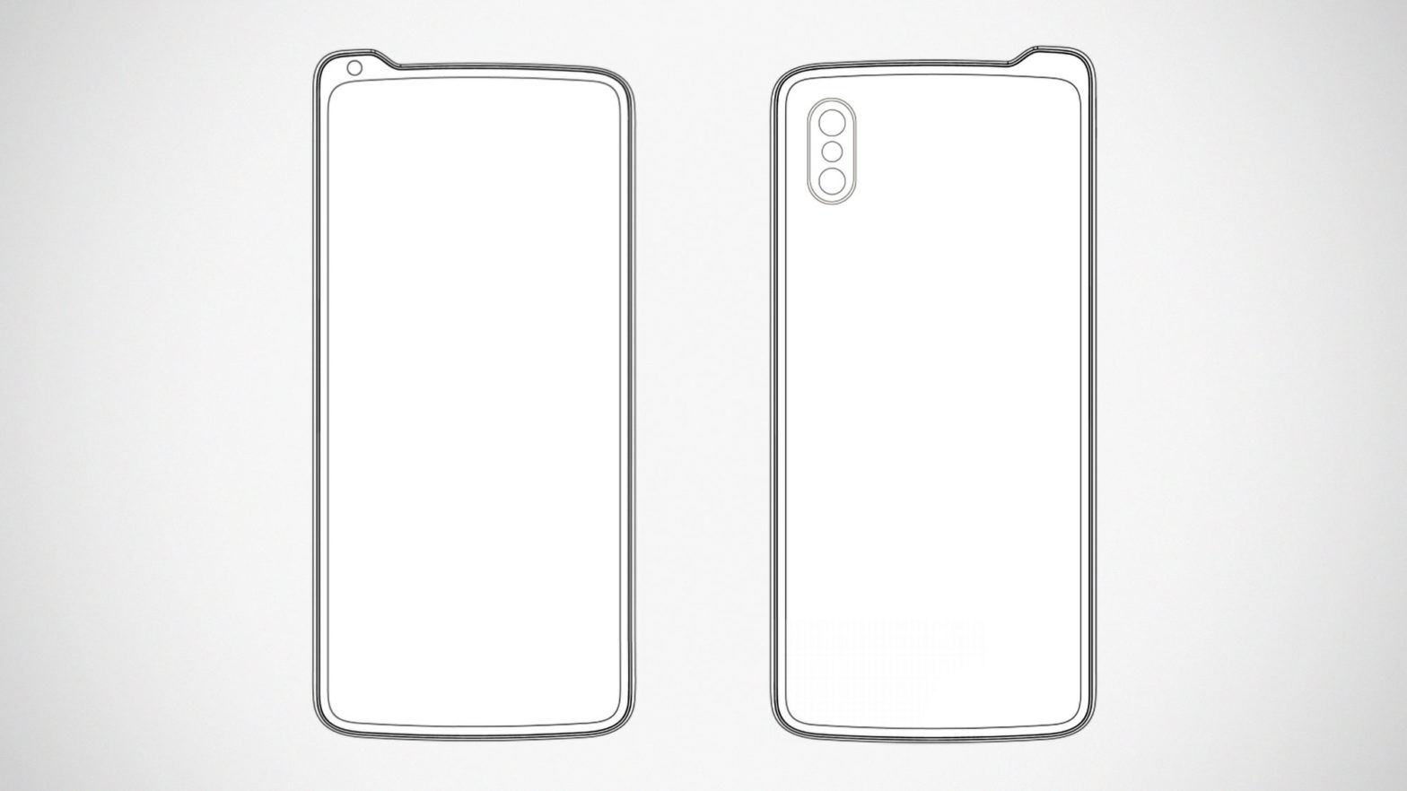 Lenovo Filed “Inverted Notch” Smartphone Design With China IP Office