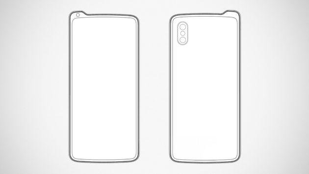Lenovo Filed “Inverted Notch” Smartphone Design With China IP Office