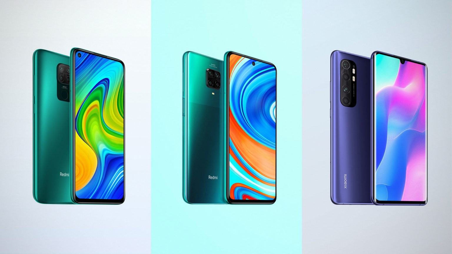 Xiaomi Redmi Note 9, Redmi Note 9 Pro And Mi Note 10 Lite Announced