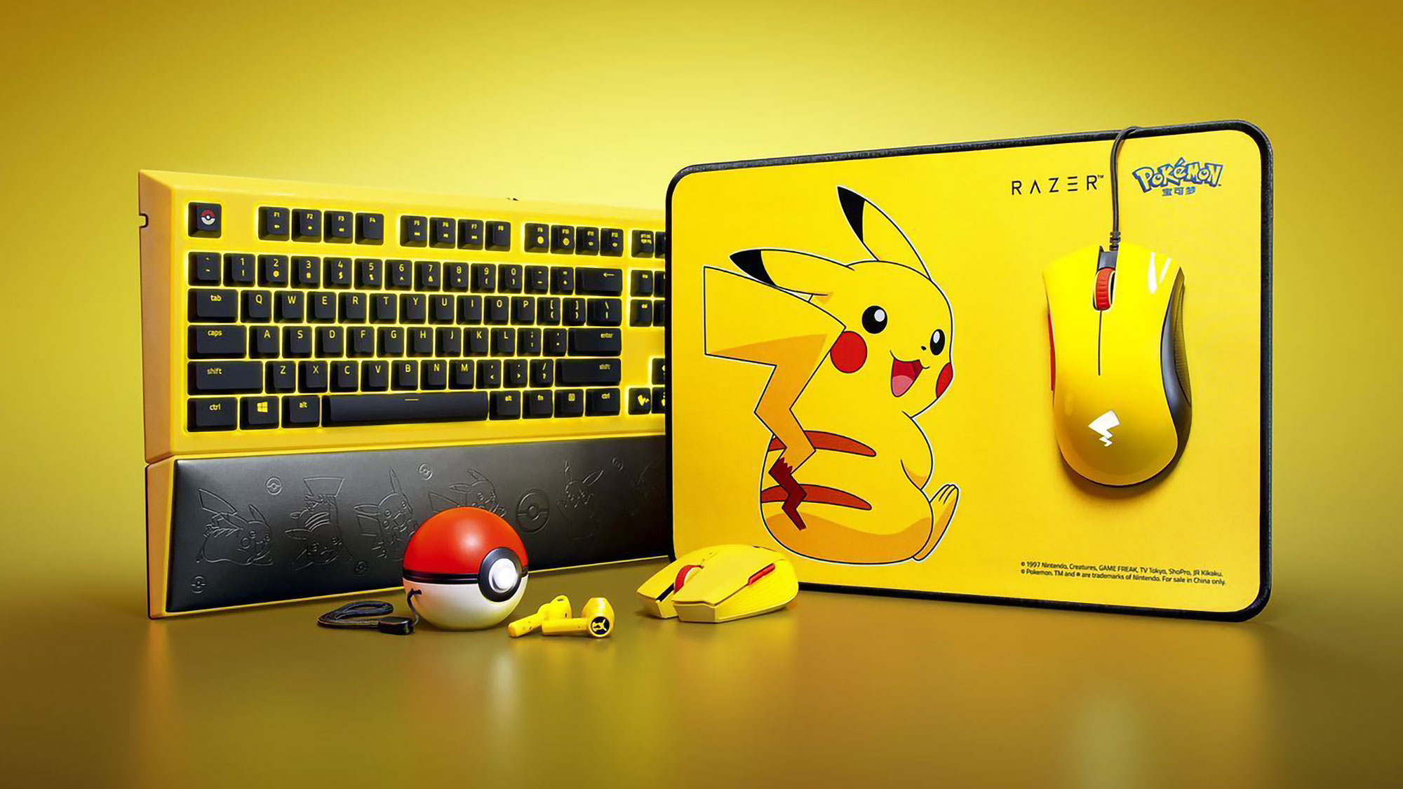 Razer x Pokémon Pikachu TWS Earbuds Comes With A Pokéball Charging Case ...