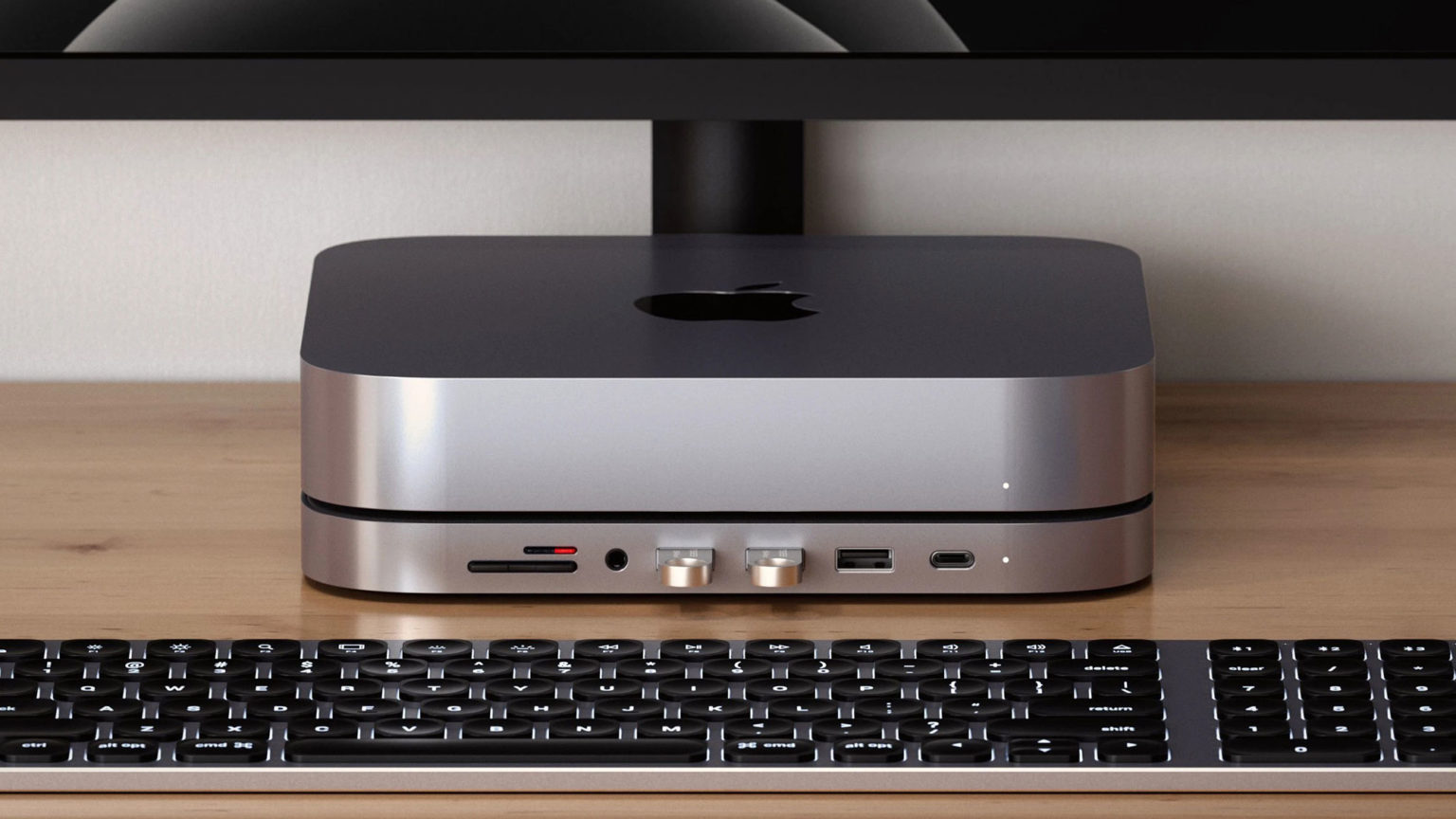 Satechi Type-C Aluminum Stand & Hub for Mac mini: More I/Os Without The ...