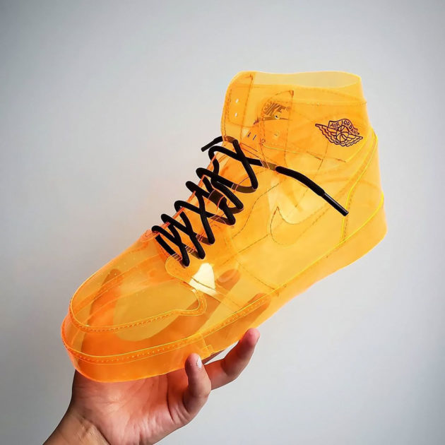 See-through Orange “Jelly Jordan” Sneaker May Not Be Practical, But It ...