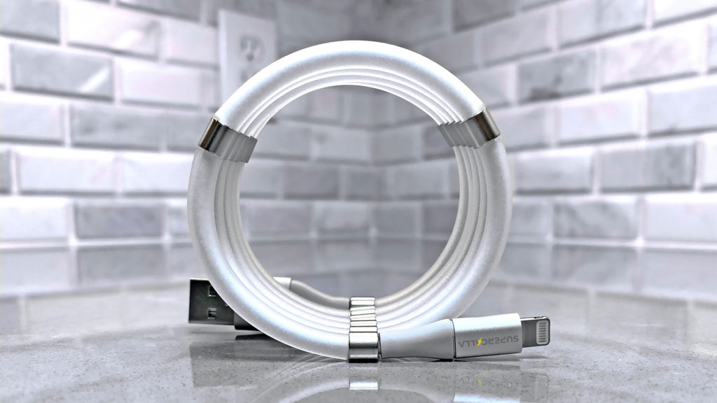SuperCalla Charging Cable Uses Magnets To Eliminate Tangle Mess Forever