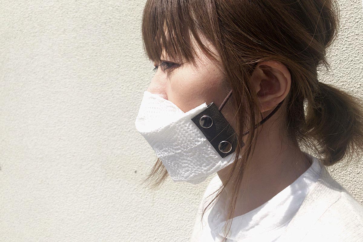Washable Mask Holder Loops Let You Use Paper Towel As Face Mask