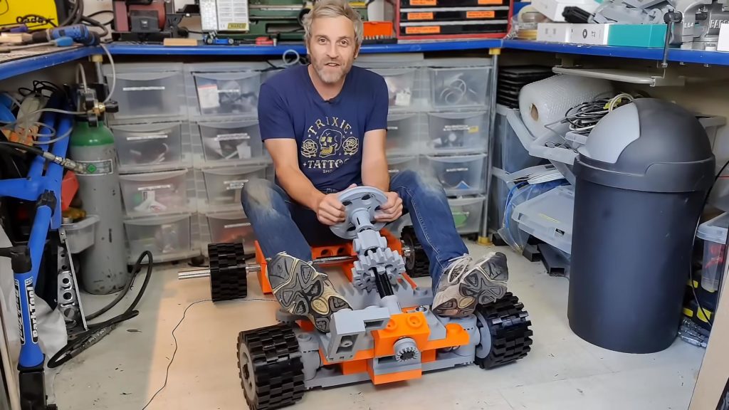 Man Behind Drivable Hexapod Is Building A Life-size Electric LEGO Go-Kart