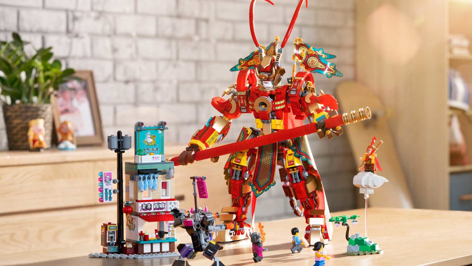 LEGO Reimagined Chinese Monkey King Legend As Monkie Kid With Giant ...