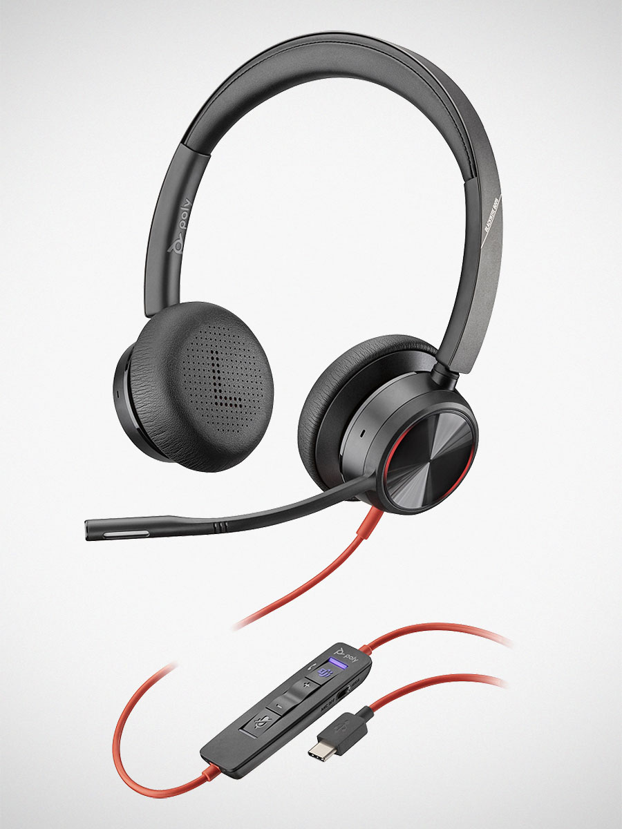 With Poly Blackwire 8225 USB Headset, Your Receiving End Won’t Hear ...