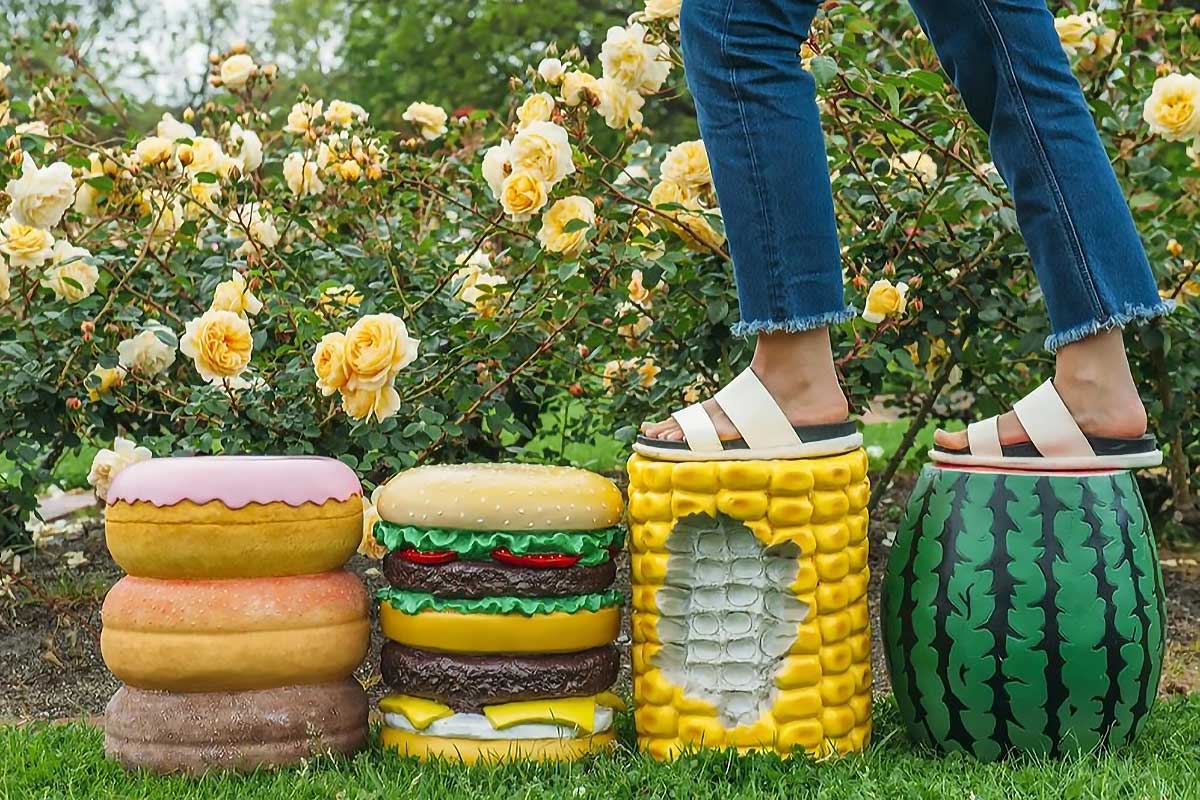 Give Your Bum A Sweet Treat With This Novelty Giant Food Stools From ...