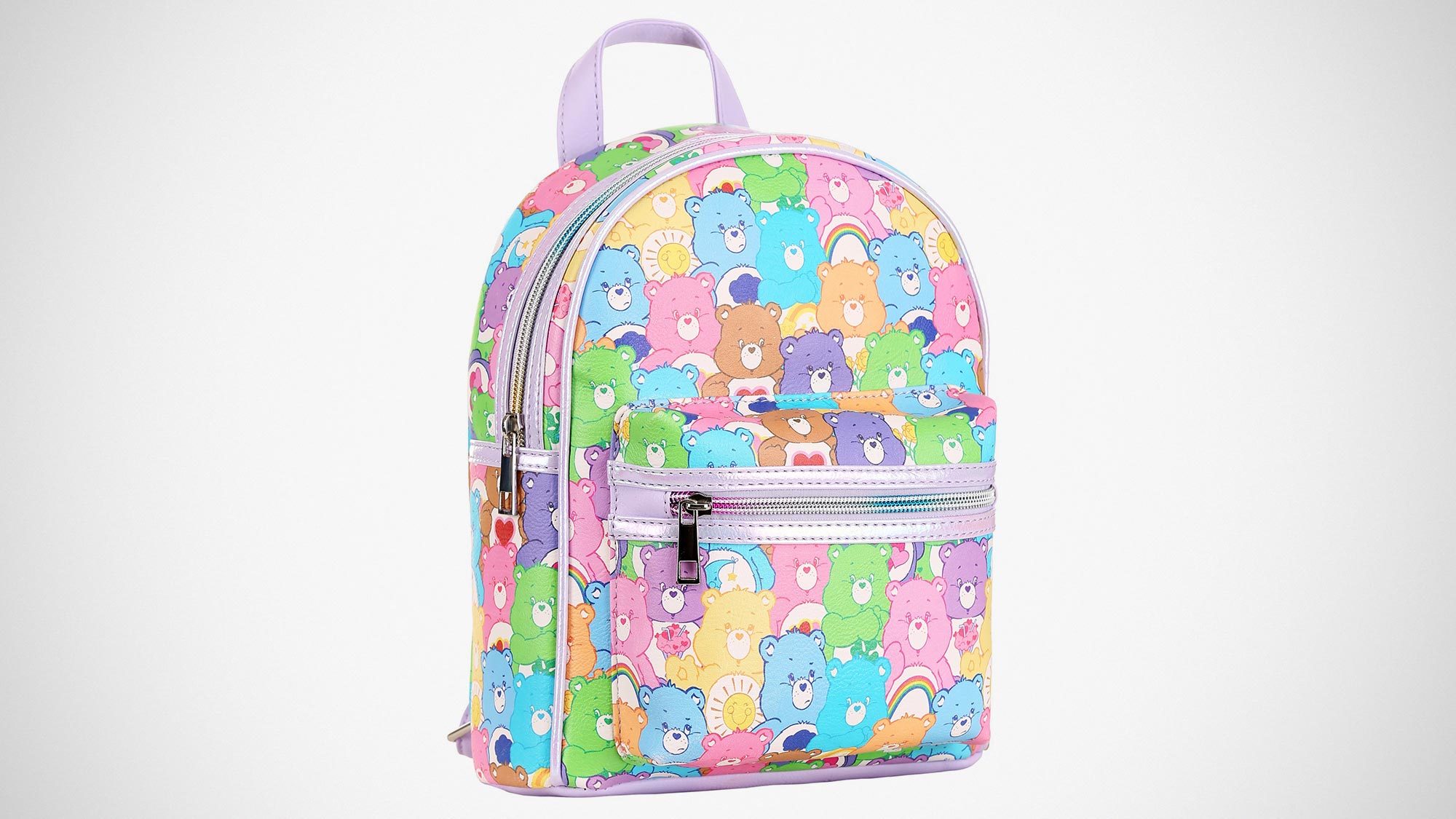 Here’s A Super Adorable All-over Print Mini Backpack For Care Bears Fans