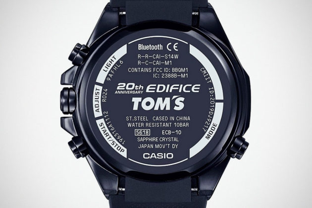 Casio EDIFICE ECB-10 Gets Tom’s Racing Treatment For EDIFICE 20th ...