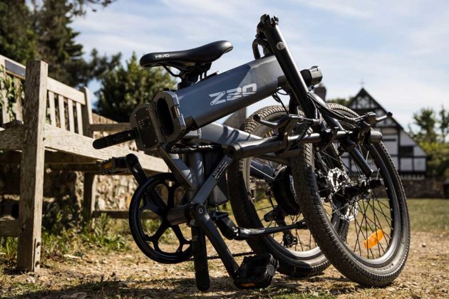 HIMO Z20 Dual Model Electric Bicycle Has Bicycle Pump Integrated Into ...