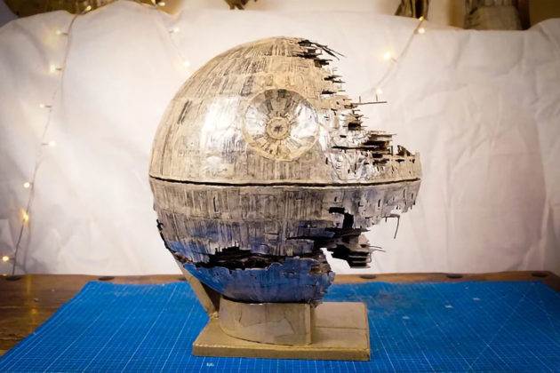 Death Star II Model Made Entirely Out Of Cardboard Is The Next Level Of ...
